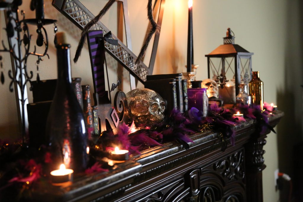 Hair Raising Halloween Mantel Decorating Ideas Twinstar Home